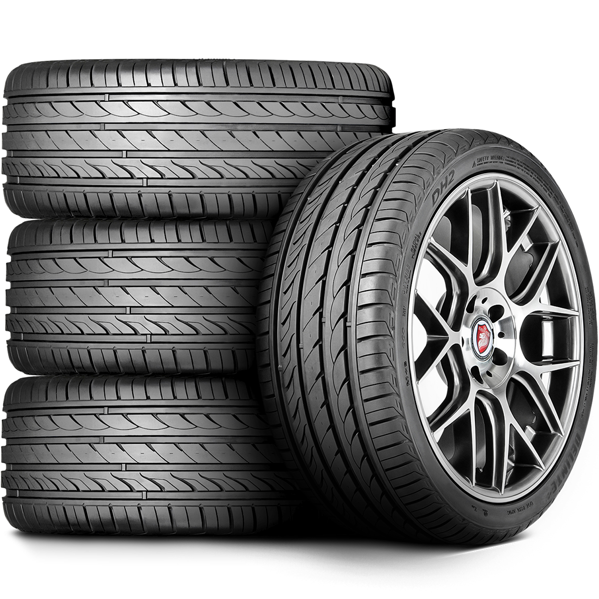 4 Tires 225/40R18 ZR Delinte DH2 AS A/S High Performance 92W XL | eBay
