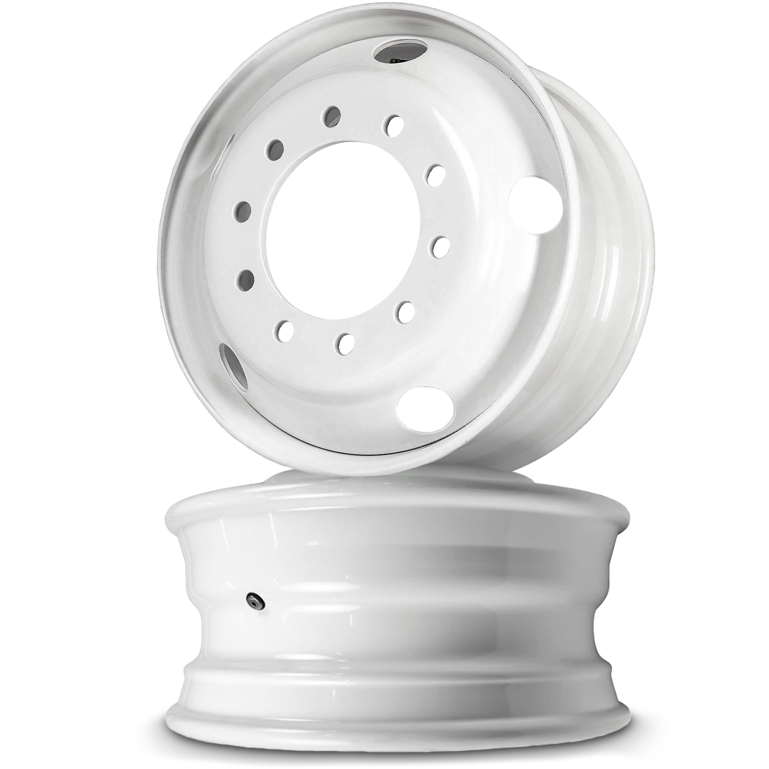 4 Wheels 24.5" Steel 24.5x8.25 10x285.75 White 169ET 220CB (3248229) | eBay